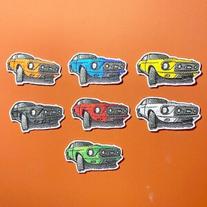 Ford Mustang Patches Iron on Patches Car Iron on Patch Patches for ...