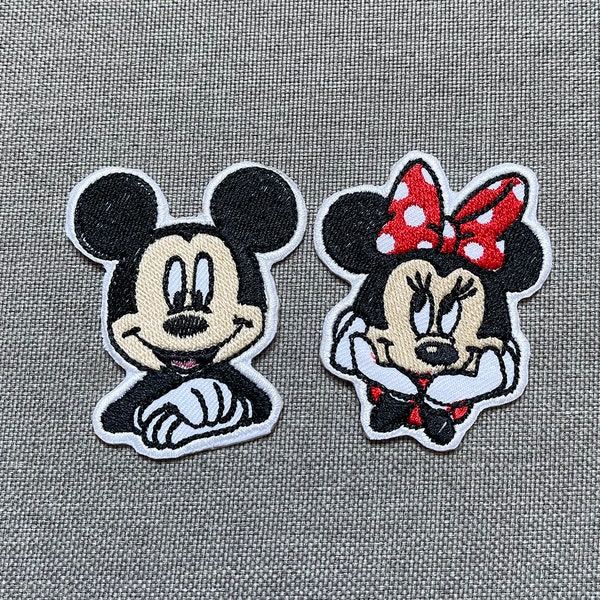 Mickey Minnie Patches Etsy