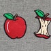 2pc Apple Patches Iron on Patches Apple Iron on Patch Patches - Etsy