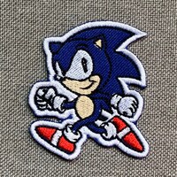 Sonic A Patches Iron on Patches Sonic Iron on Patch Patches for Jackets ...