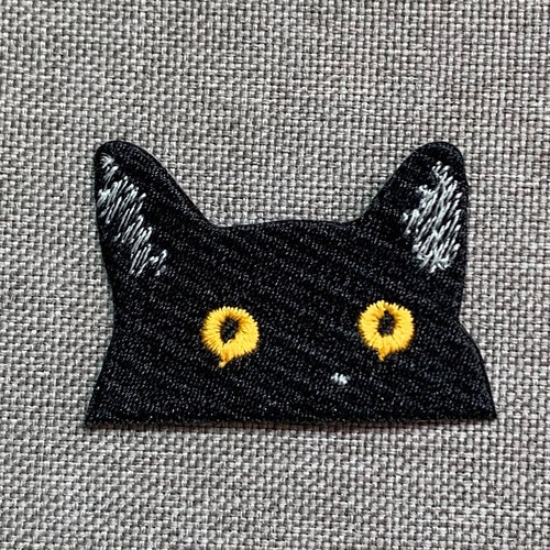 Black Cat Patches Cat Iron on Patches Iron on Patch Patches - Etsy