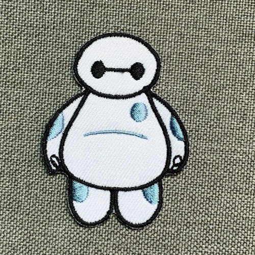 Baymax Patches Iron on Patches Big Hero Iron on Patch Patches - Etsy