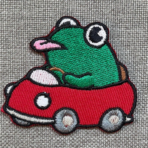 Iron on Frog Patch Cute Froggy Patch Patches for Jackets | Etsy