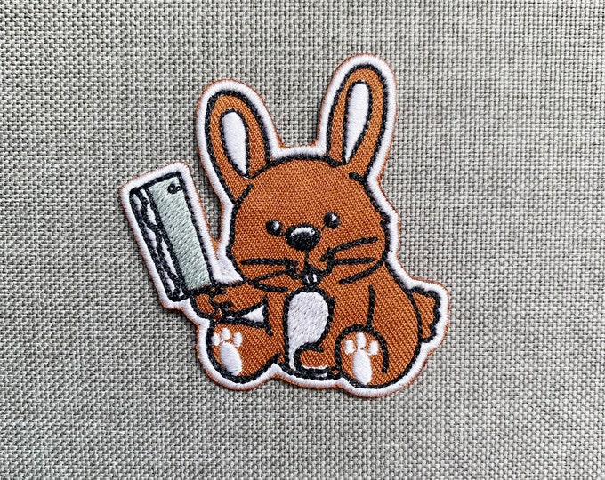 Rabbit Iron on Patch, Rabbit Patches, Rabbit Patches Iron on ...