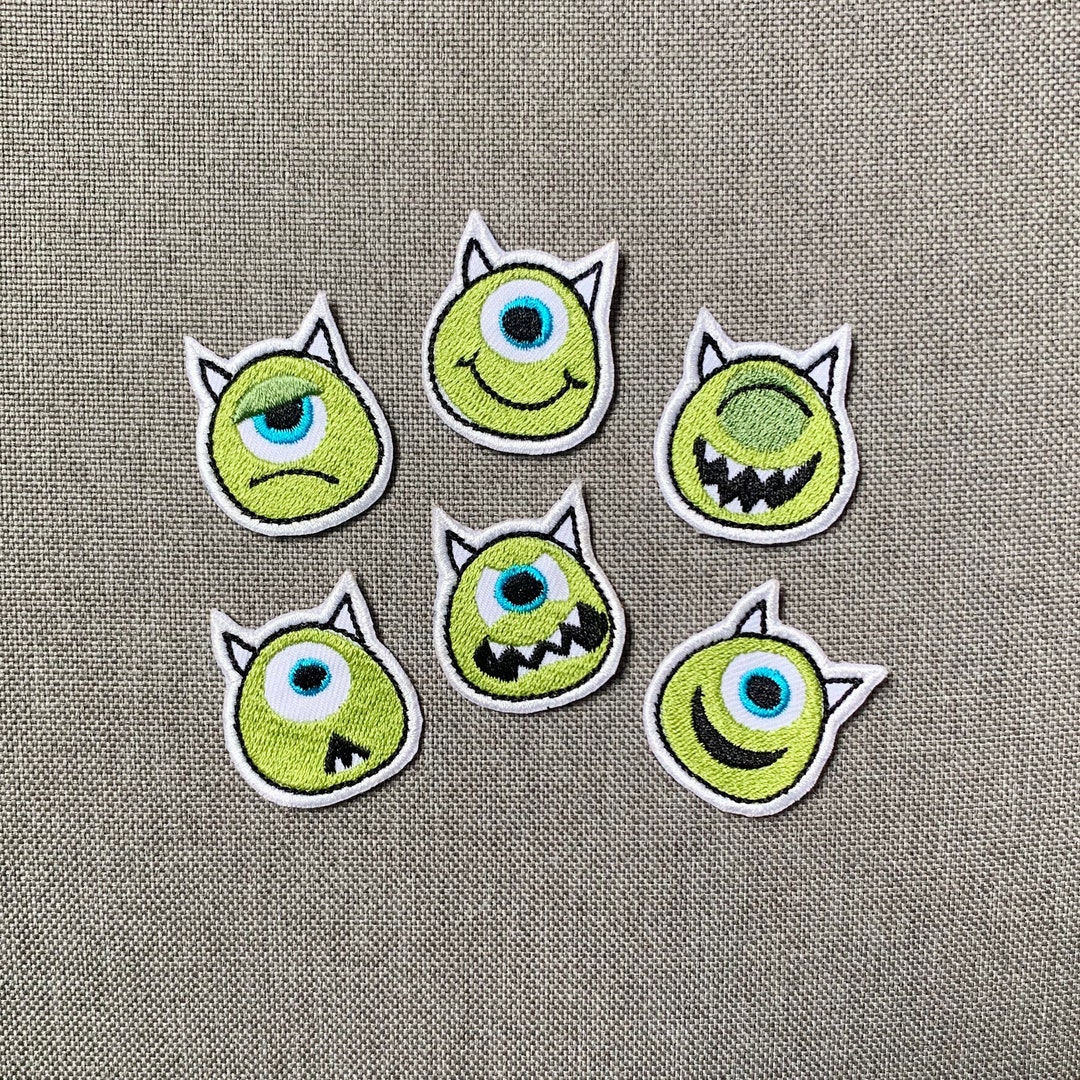 Monster Inc Patches Iron on Mike Patches Iron on Patch Patches for ...