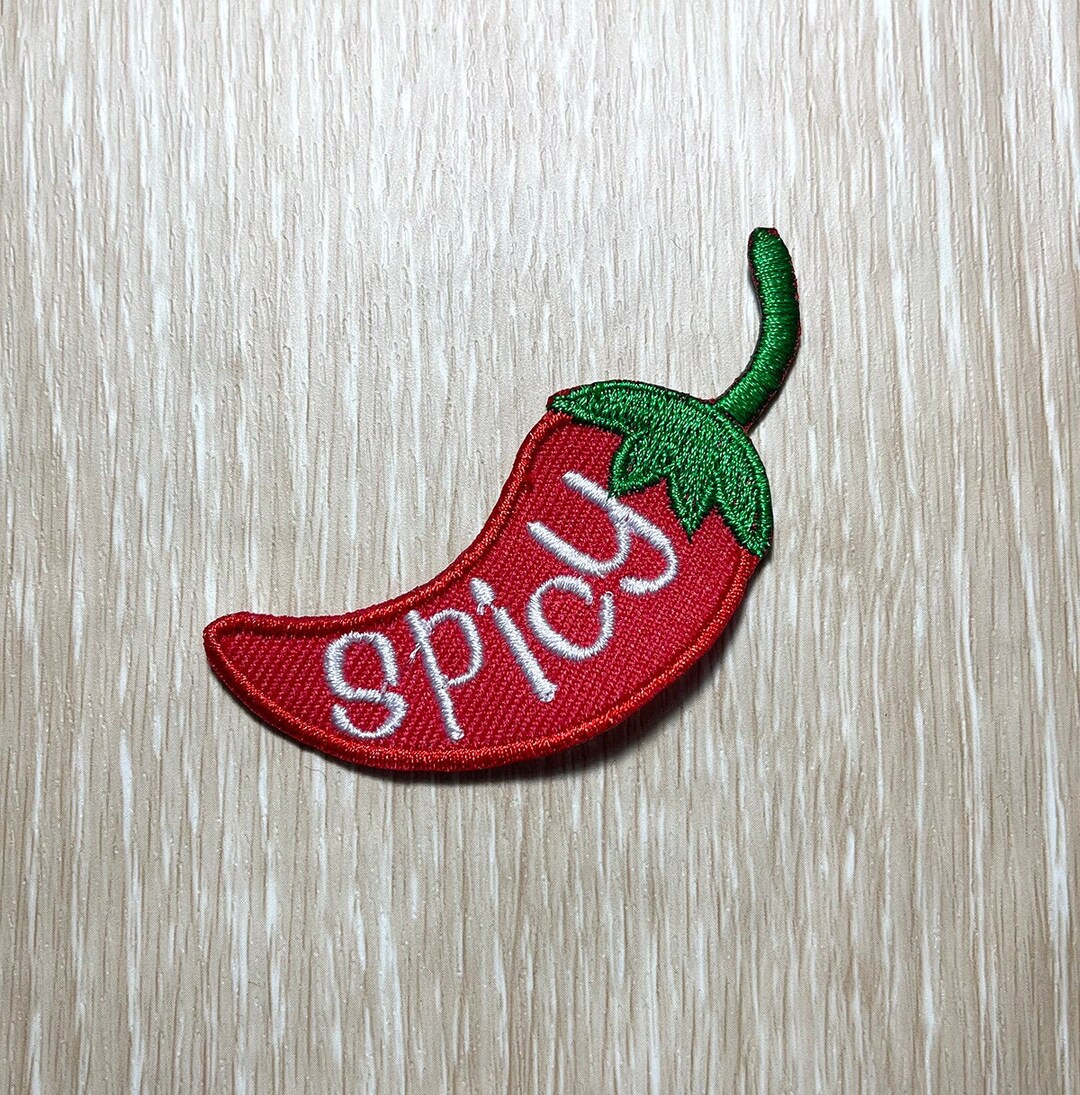 Spicy Chili Patches Iron on Patches Funny Iron on Patch Patches for ...