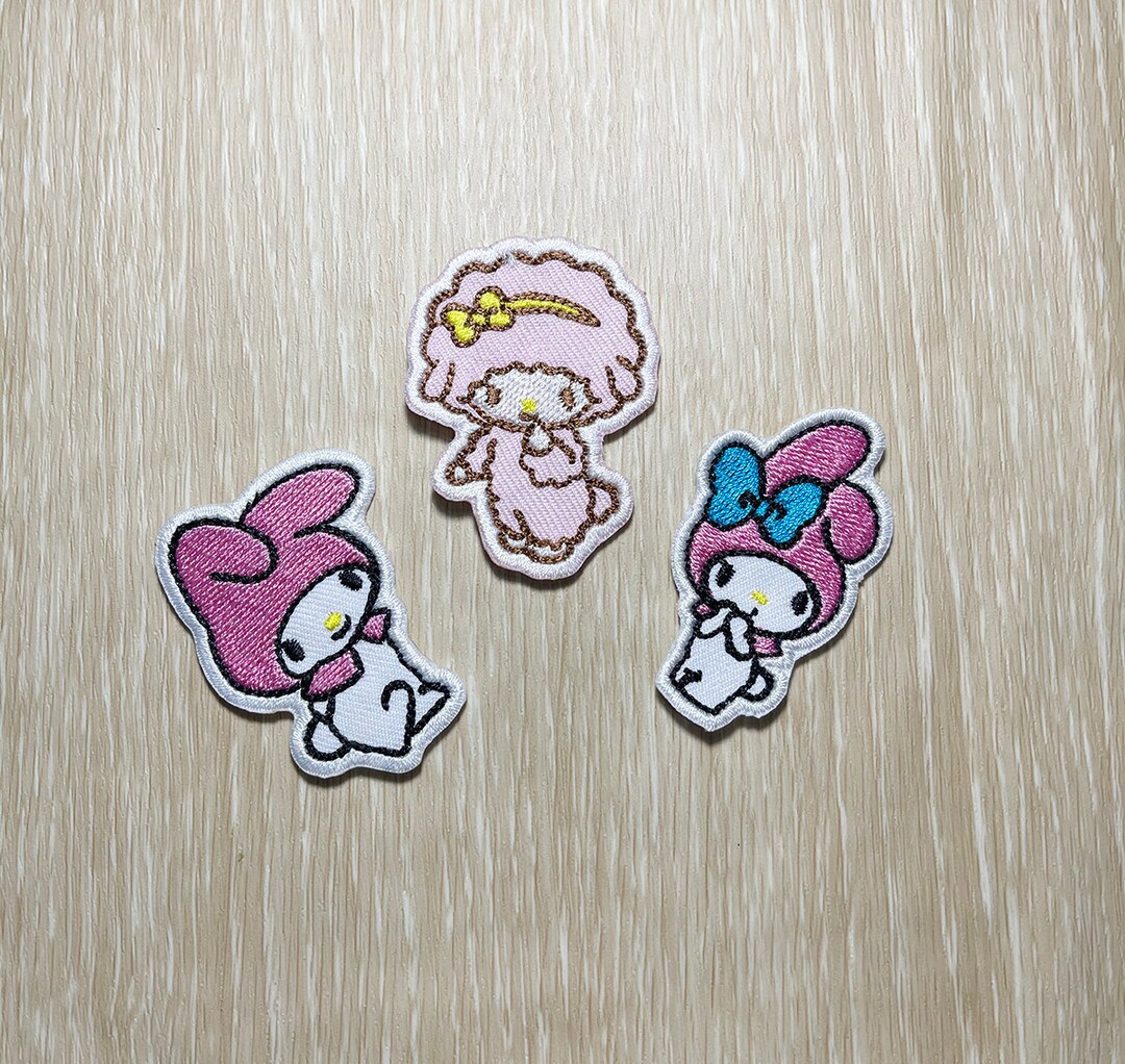 My Melody Patches Iron on Patches Sanrio Iron on Patch Patches for Jackets Embroidery Patch ...