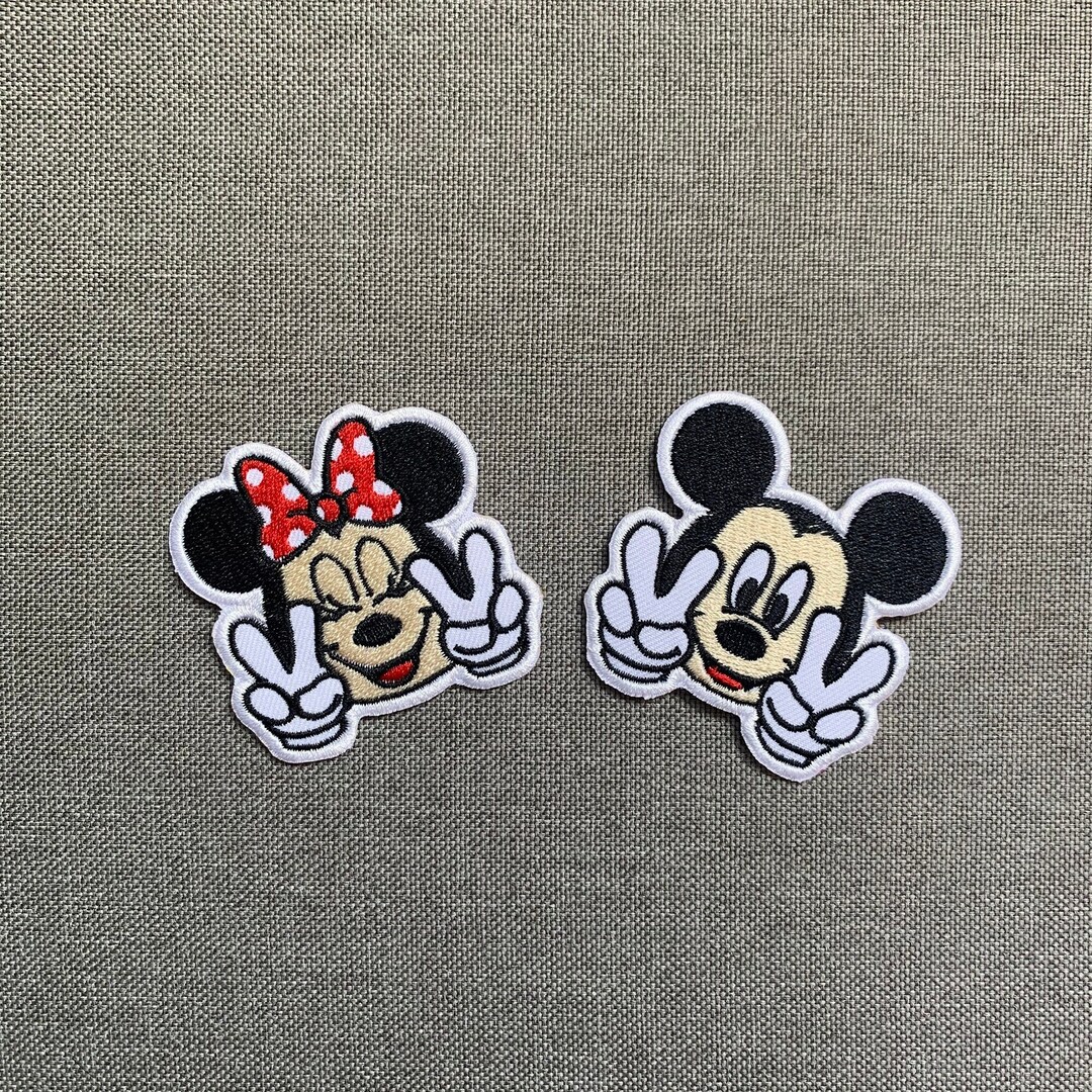 Mickey Patches Iron on Minnie Patches Mickey Iron on Patch Patches for ...