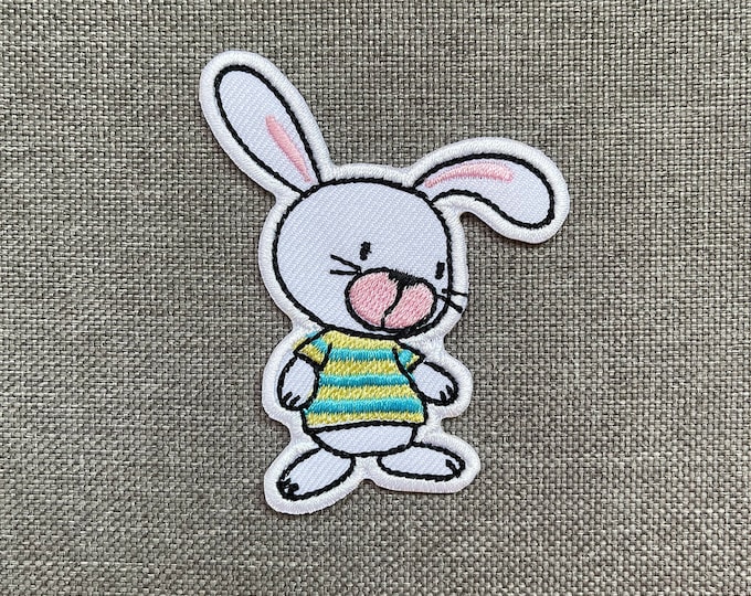 Rabbit Iron on Patch, Rabbit Patches, Rabbit Patches Iron on ...