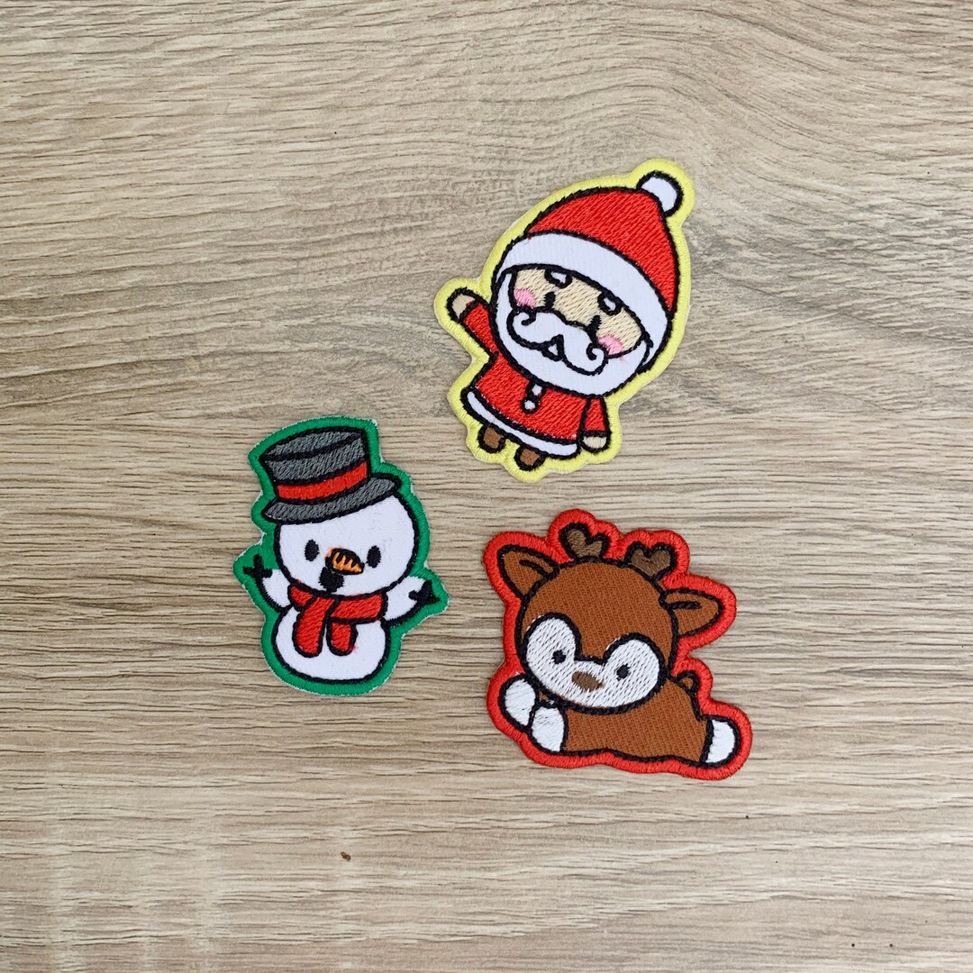 Christmas Patches Iron on Christmas Patches Christmas Iron on Patch ...