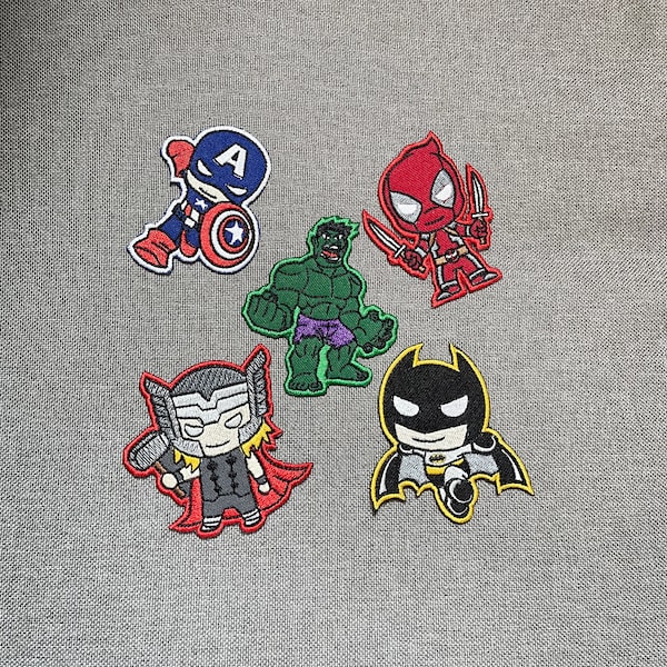 Spiderman Iron on Embroidery Patch - Etsy
