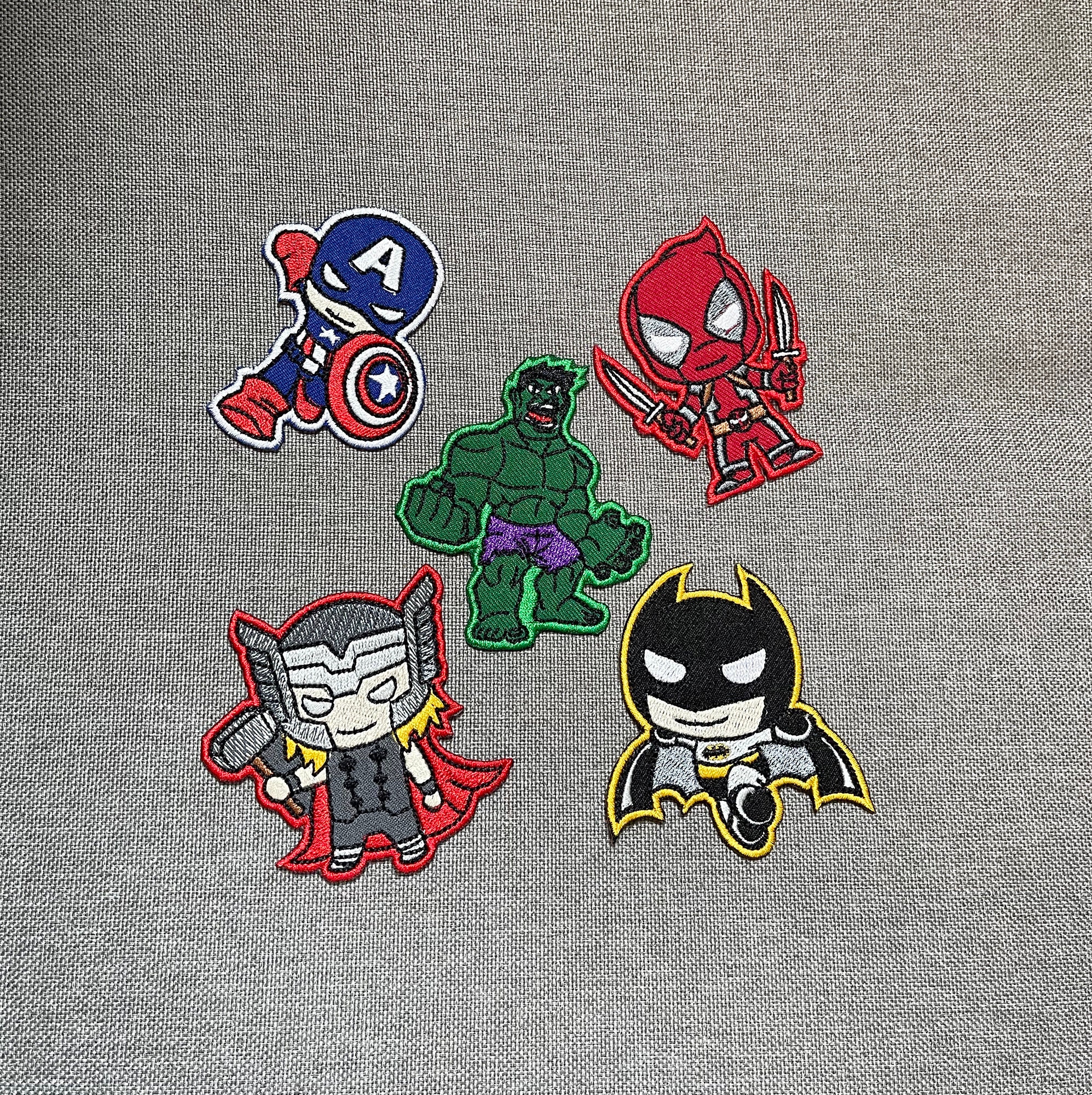 Super Hero Patches Iron on Patches Marvel Iron on Patch Patches for ...