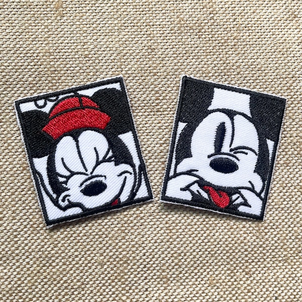 Mickey And Minnie Patches Etsy