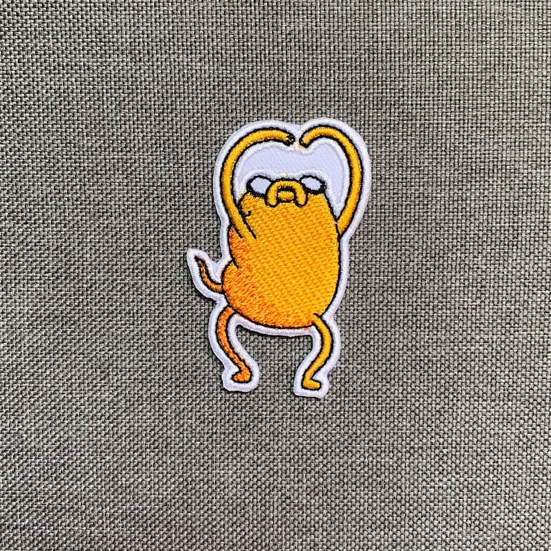 Jake Patches Adventure Time Iron on Patches Iron on Patch Patches for ...