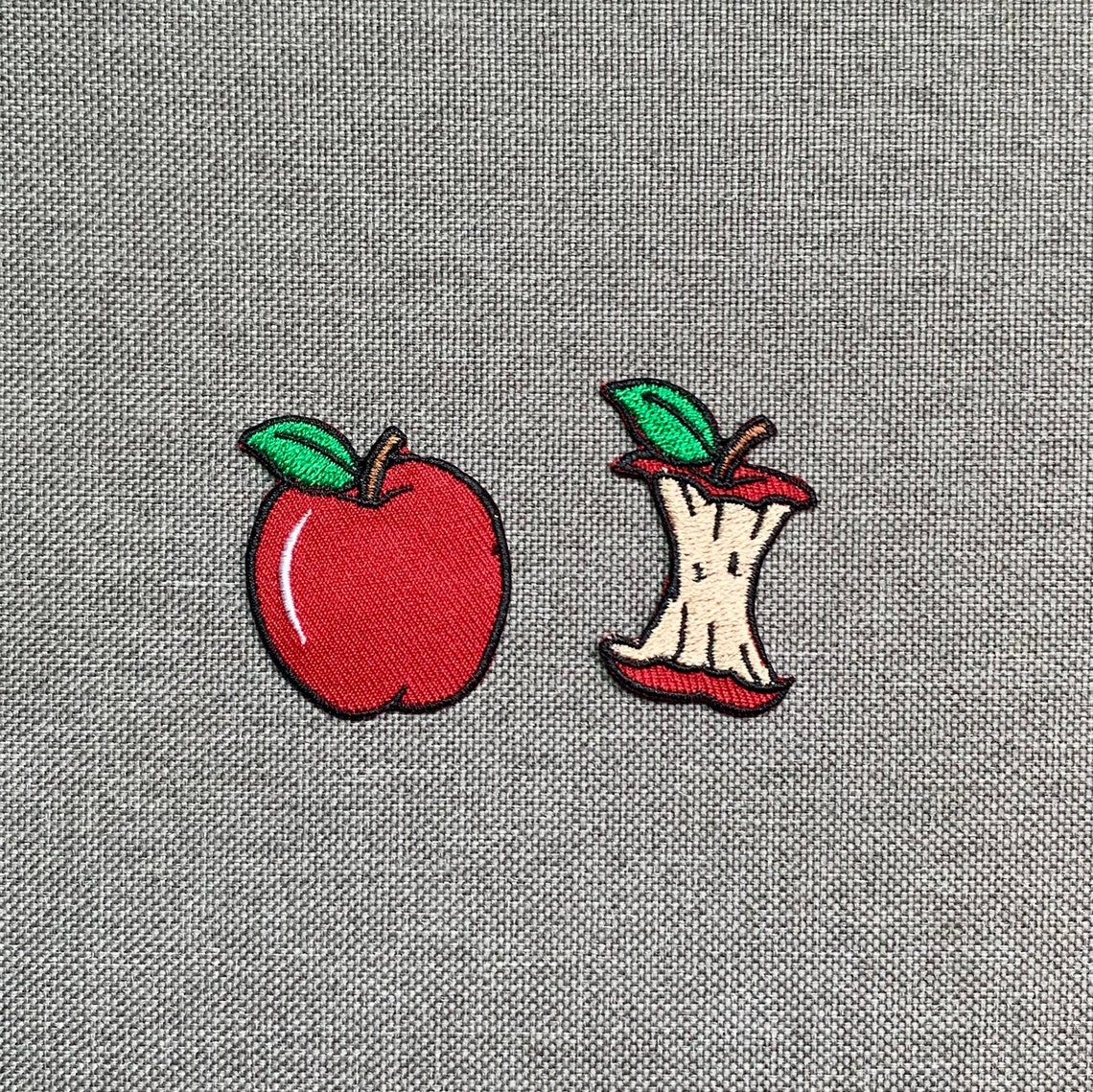 2pc Apple Patches Iron on Patches Apple Iron on Patch Patches - Etsy