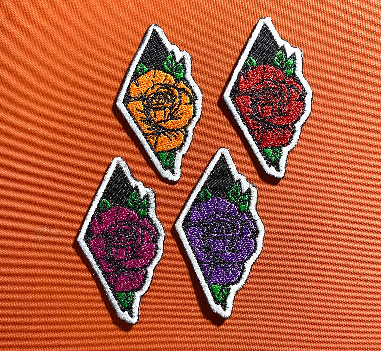 Rose Patches Iron on Patches Rose Iron on Patch Patches for - Etsy
