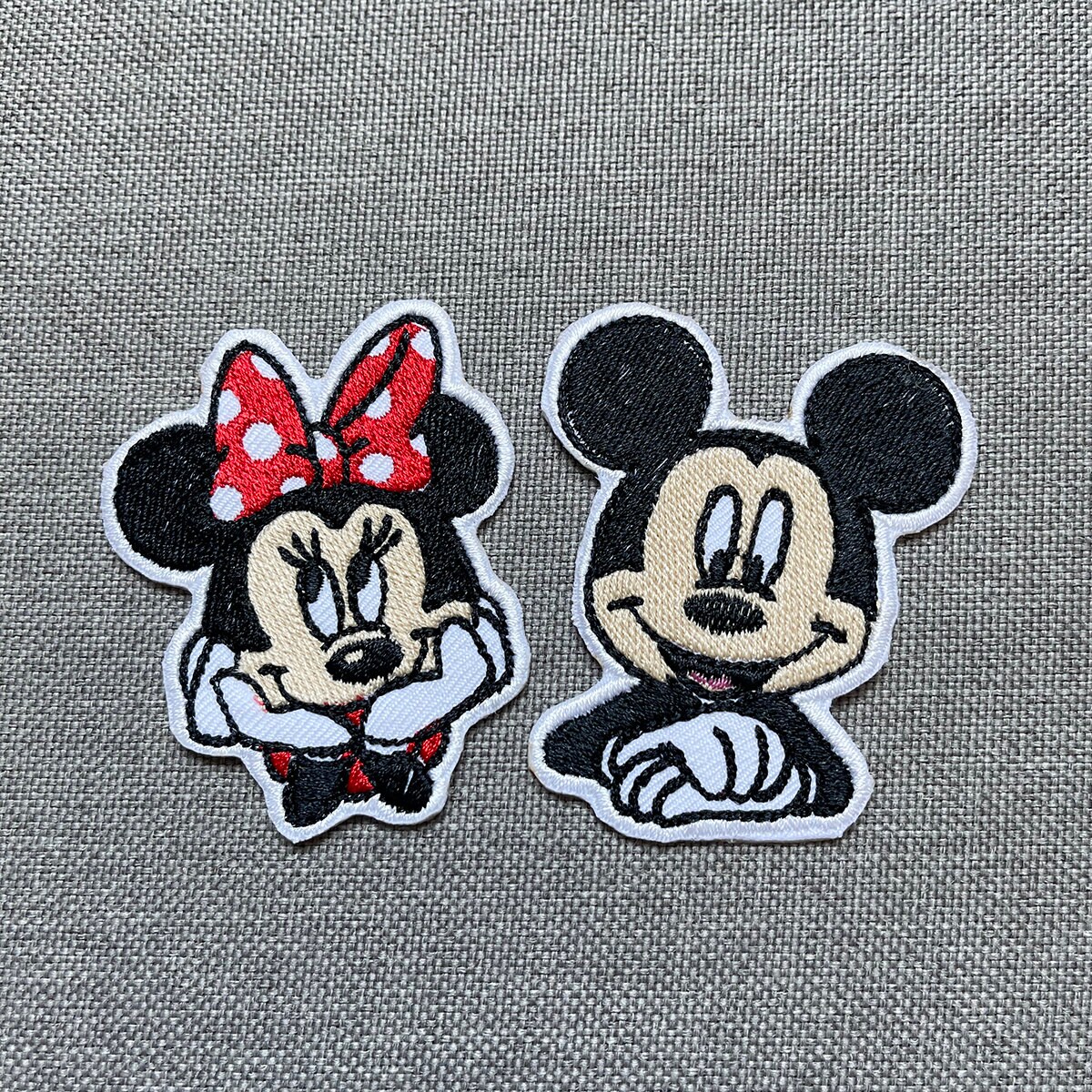 Mickey Patches Iron on Minnie Patches Mickey Iron on Patch | Etsy