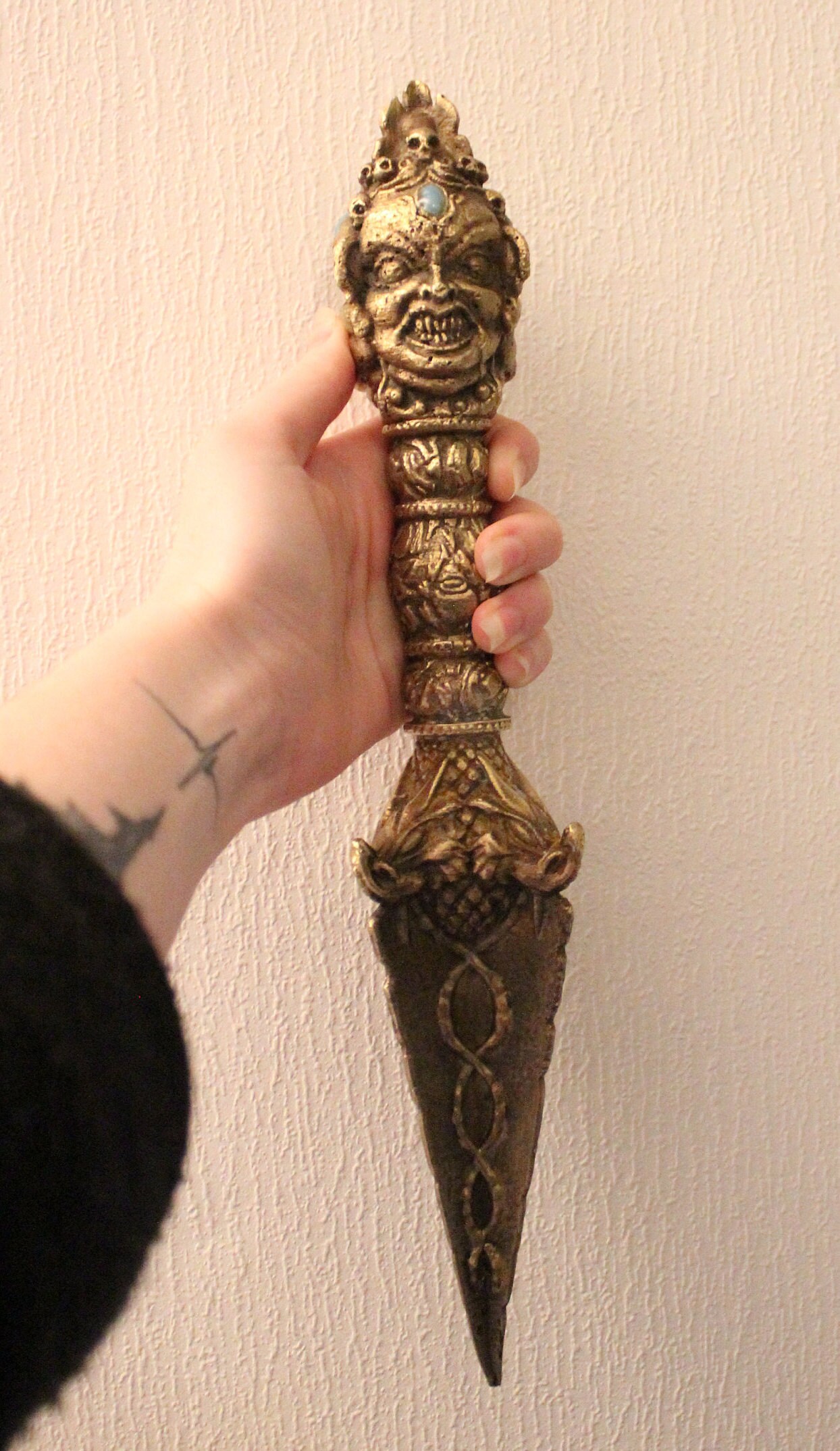 Brass Phurba Dagger Uncharted 2 - Etsy Israel