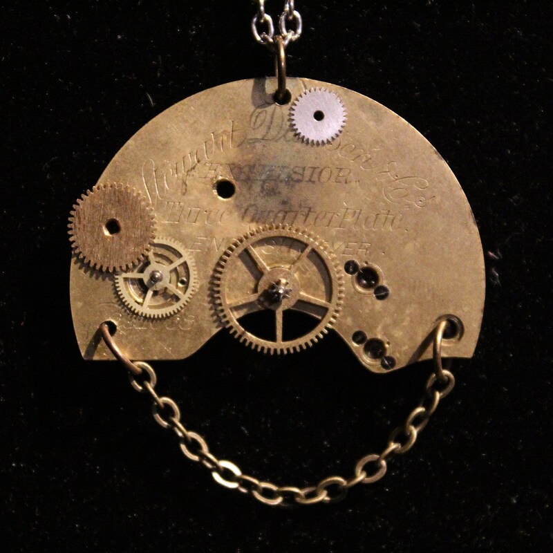 Clockwork Necklace - Etsy