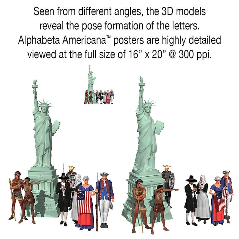 Alphabet Art, ABC Poster Print, Human Figure Picture Alphabet, Word ...