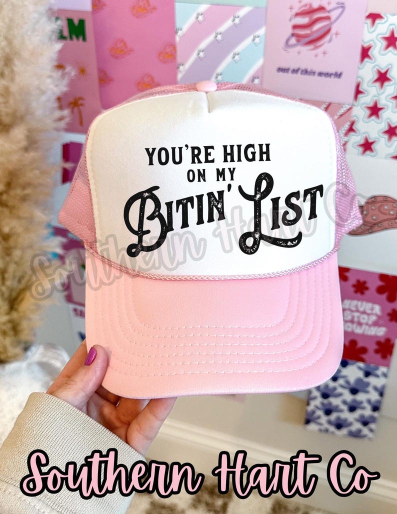 You're High on My Biting List Hat - Etsy