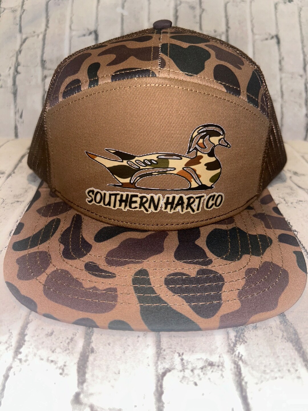 Duck Hunting Hat, Lost Co 7 Panel Hats, Camo Hats for Men, 7 Panel ...