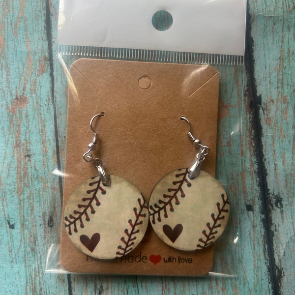 Baseball Earrings - Etsy