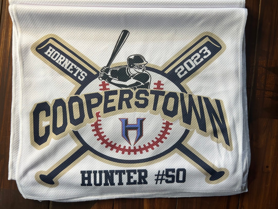 Cooperstown Cooling Towel, Cooperstown Pin Trading Towel, Baseball ...
