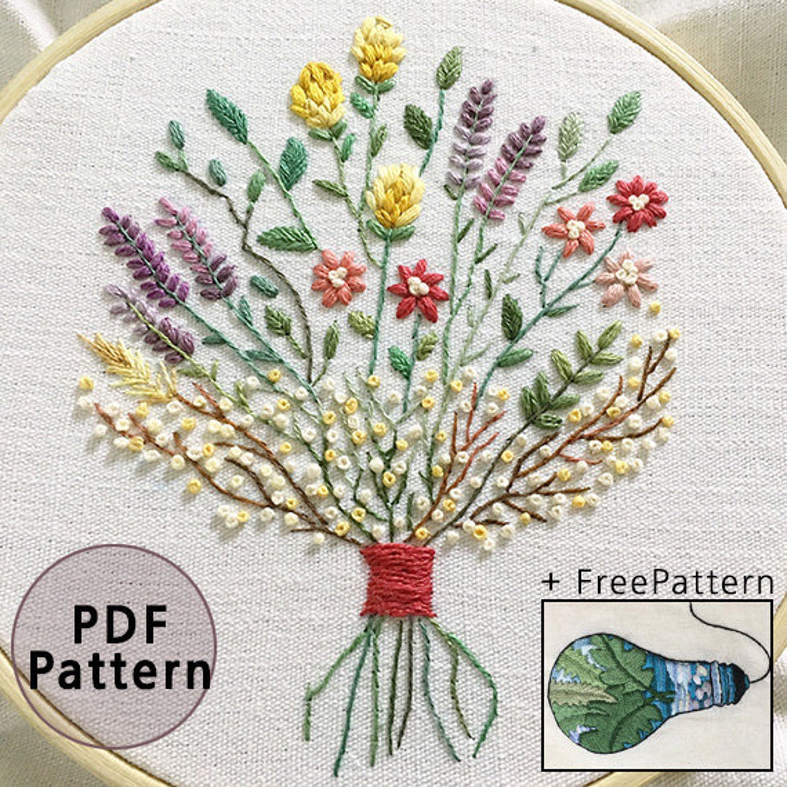 Plus_ Bonus Free Pattern_dried Flower Bouquet__pdf - Etsy