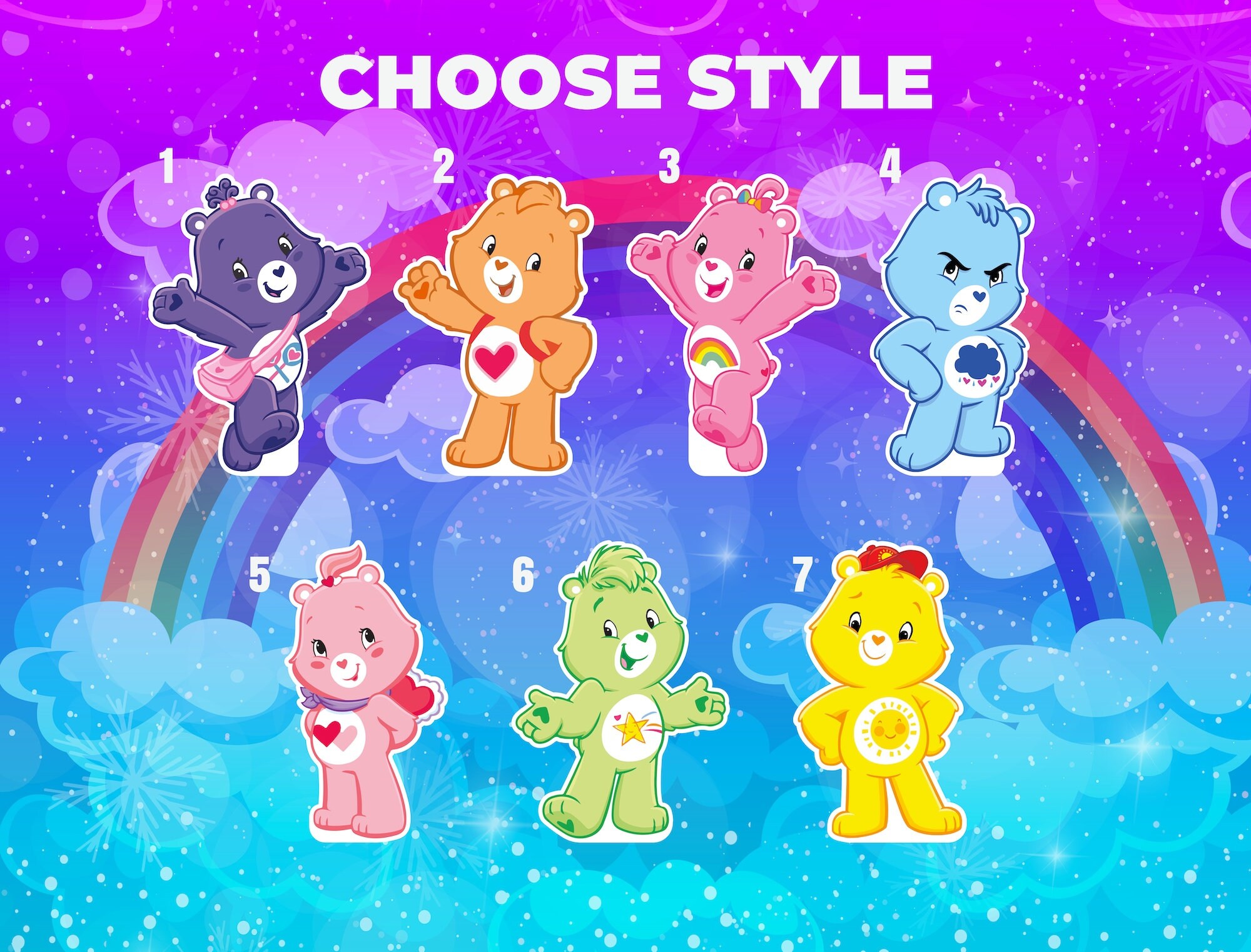 Bears Cutout Cardboard Backdrop | Birthday Sign Yard Cutout | Event and ...