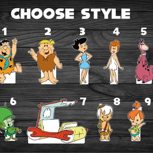 Flintstones Cutout Cardboard Backdrop | Birthday Sign Yard | Event and ...