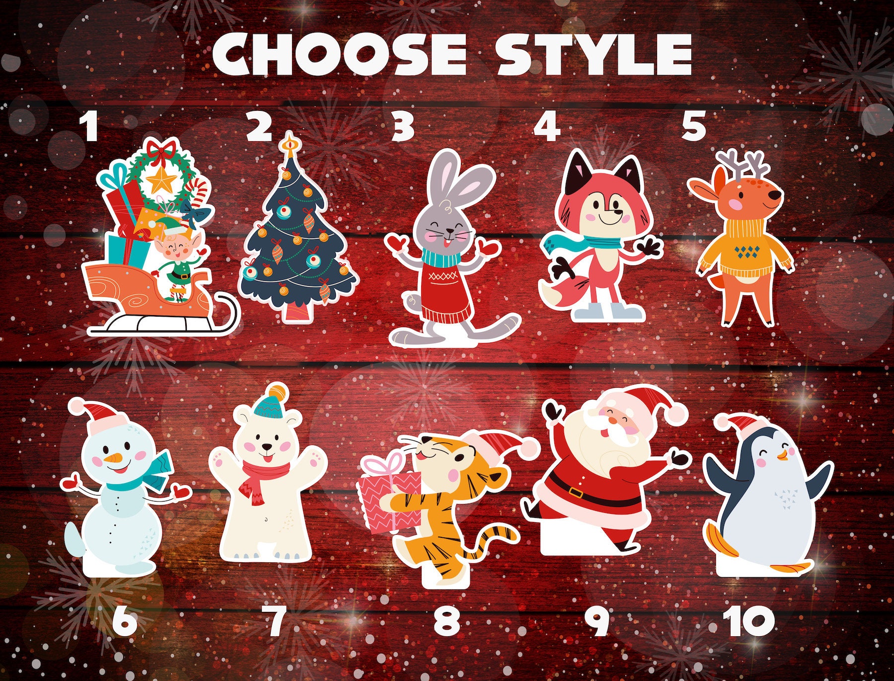 Christmas Cutout Cardboard Backdrop | Christmas Sign Yard Cutout ...