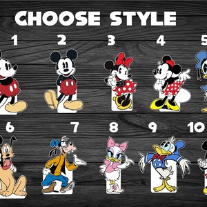 Mickey Cutout Cardboard Backdrop | Minnie Birthday Sign Yard | Event ...