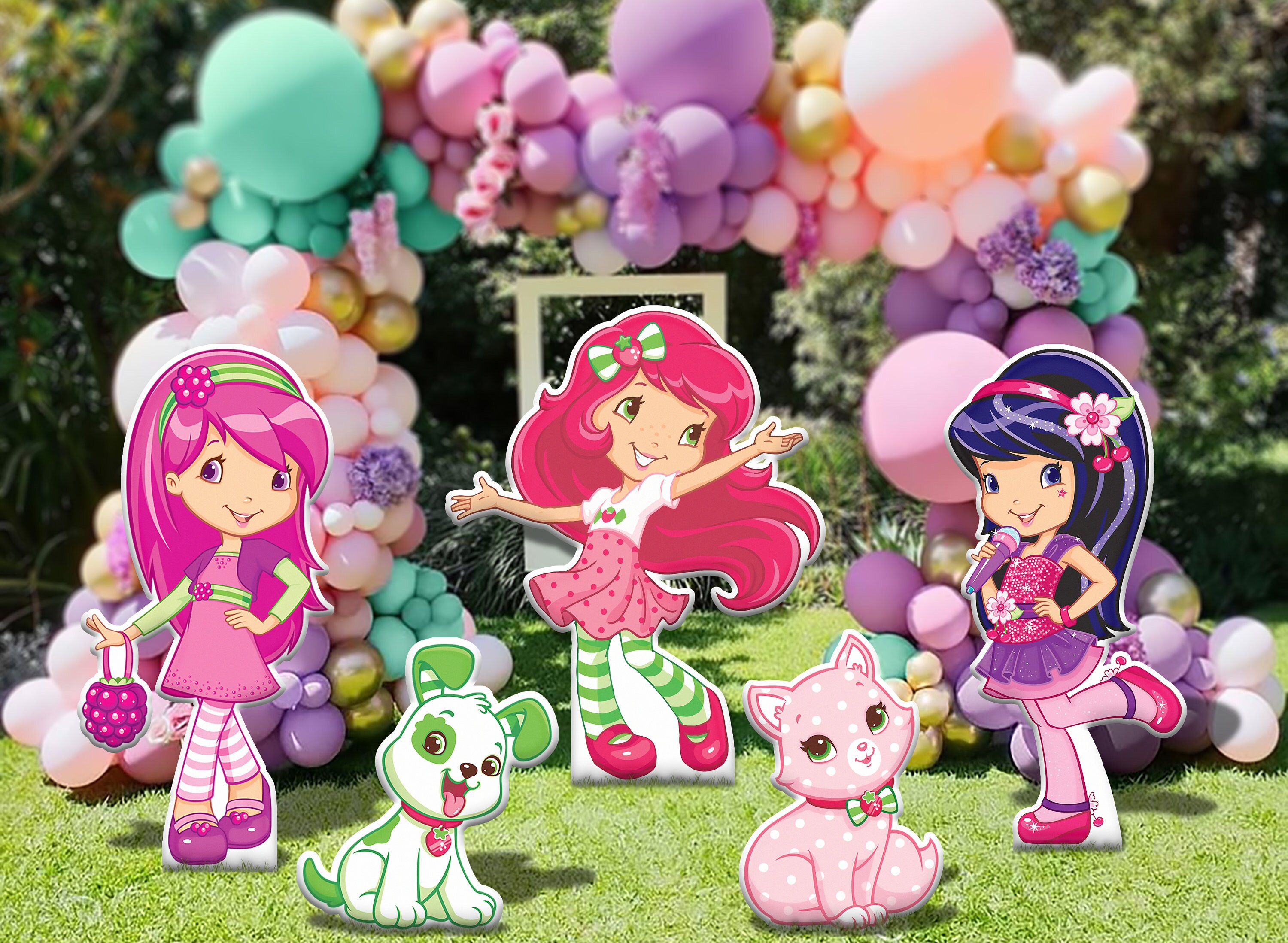 Strawberry Shortcake Backdrop