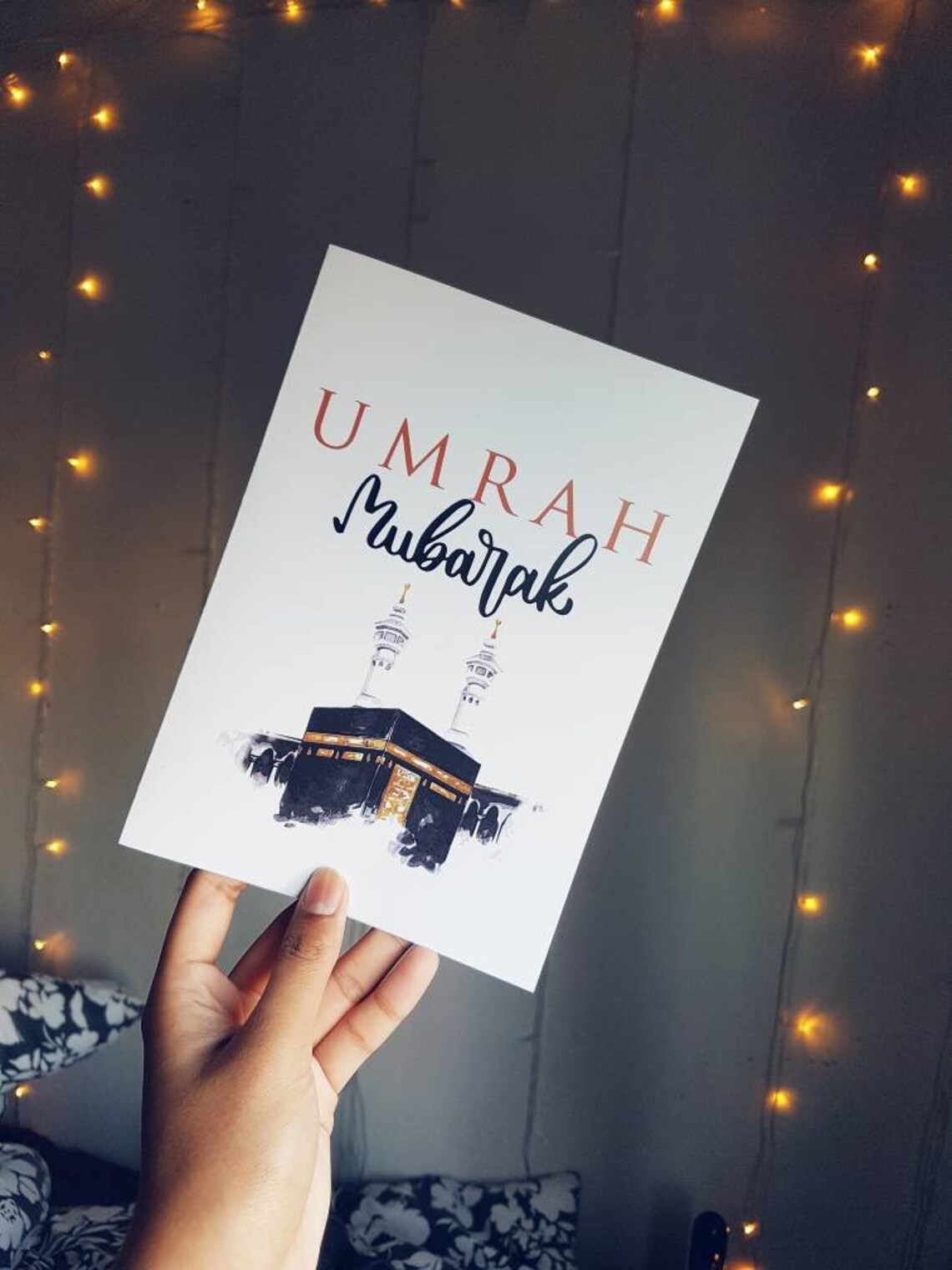 Hajj/umrah Greeting Card With White Envelope - Etsy UK