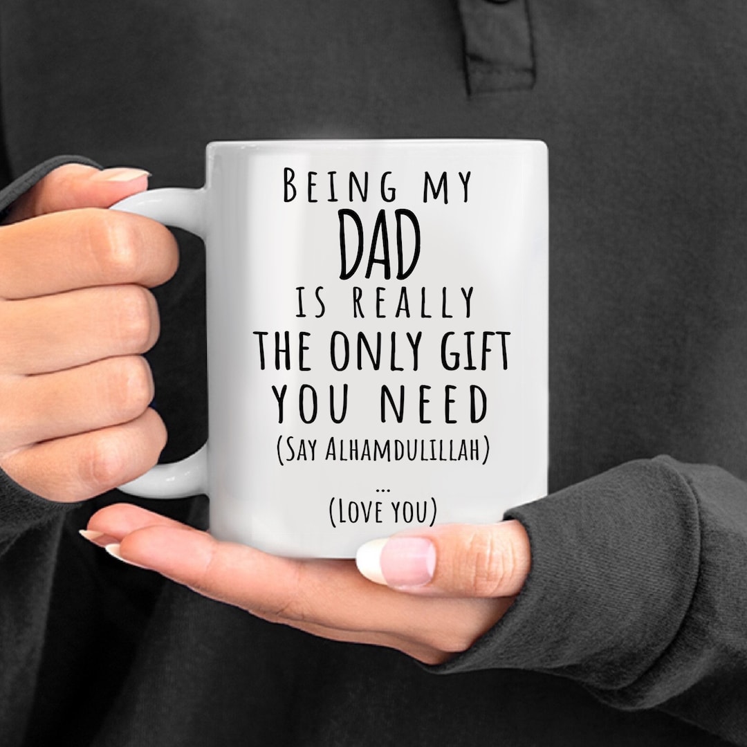 Islamic Dad Fathers Day Personalised Name Mug Islamic Gift - Etsy