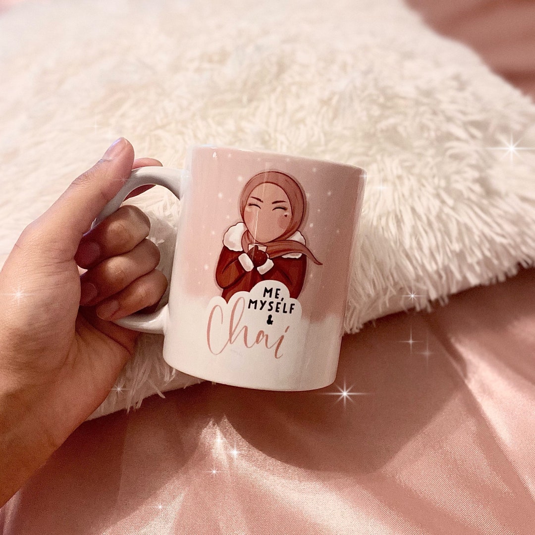 Hijabi Winter Chai Mug Islamic Gift - Etsy