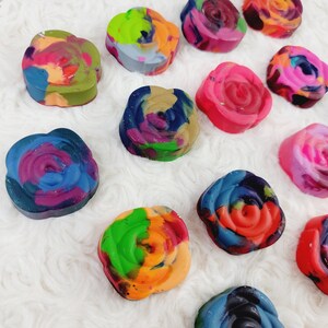Homemade Roses Crayon Set / Set of 4 Roses - Etsy