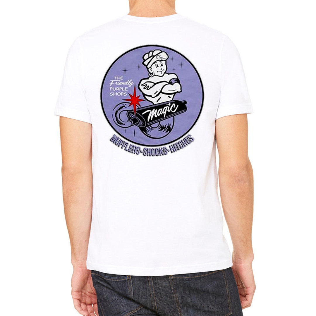 Magic Muffler Men's White T-shirt - Etsy