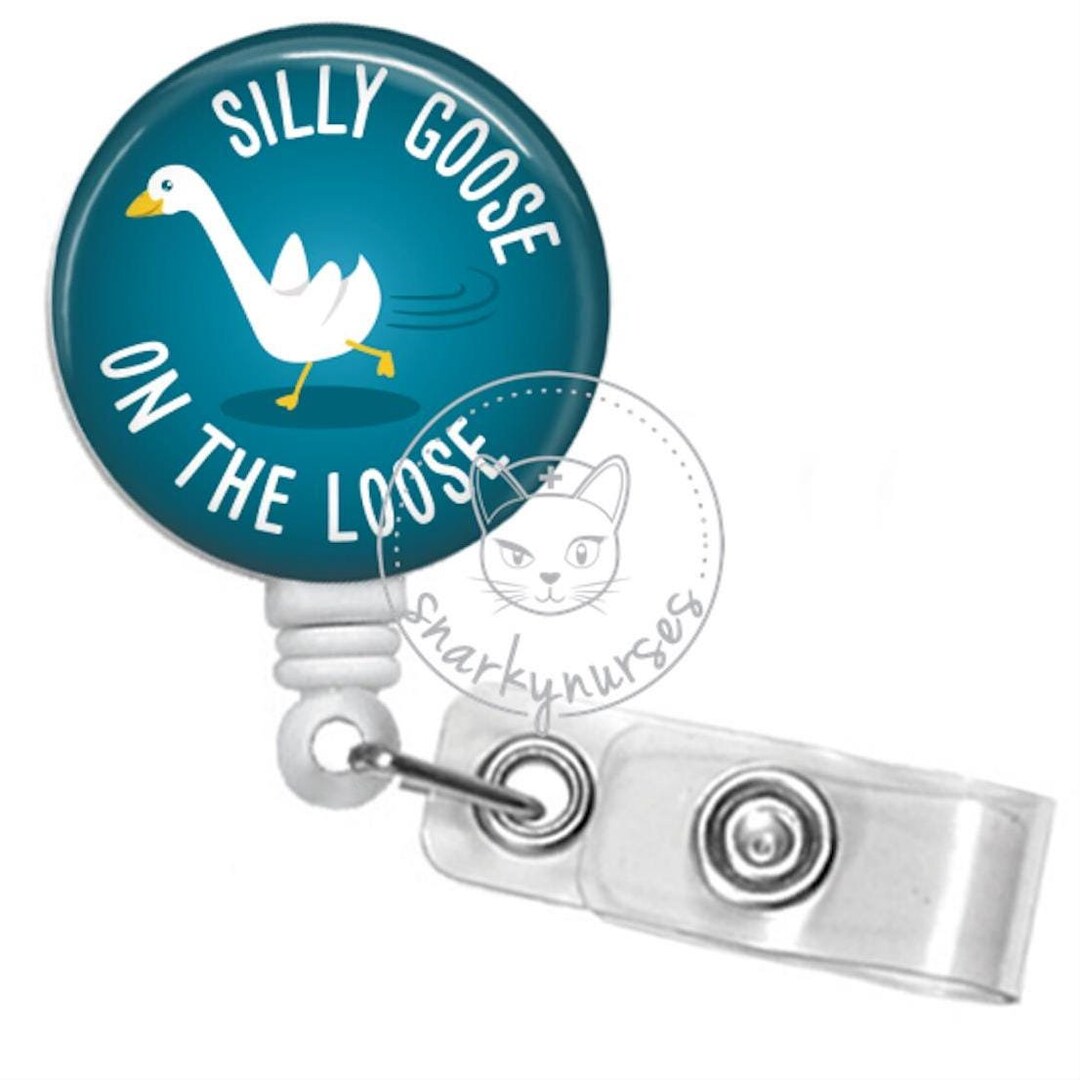 Silly Goose Pediatrics Badge Reel - Funny Badges - Cute Badges - Cute ...