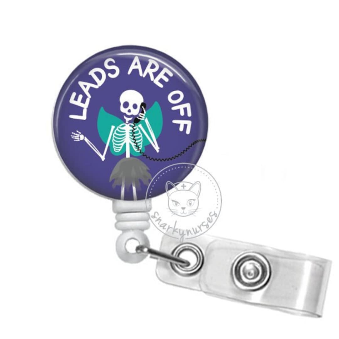 Leads Are off Telemetry Badge Reel Funny Badges ID Badges Cute Badge ...