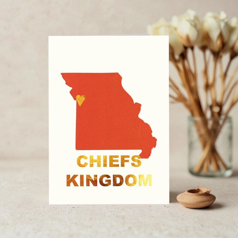 5x7 Kansas City Chiefs Fan Art Digital Download | “chiefs Kingdom ...