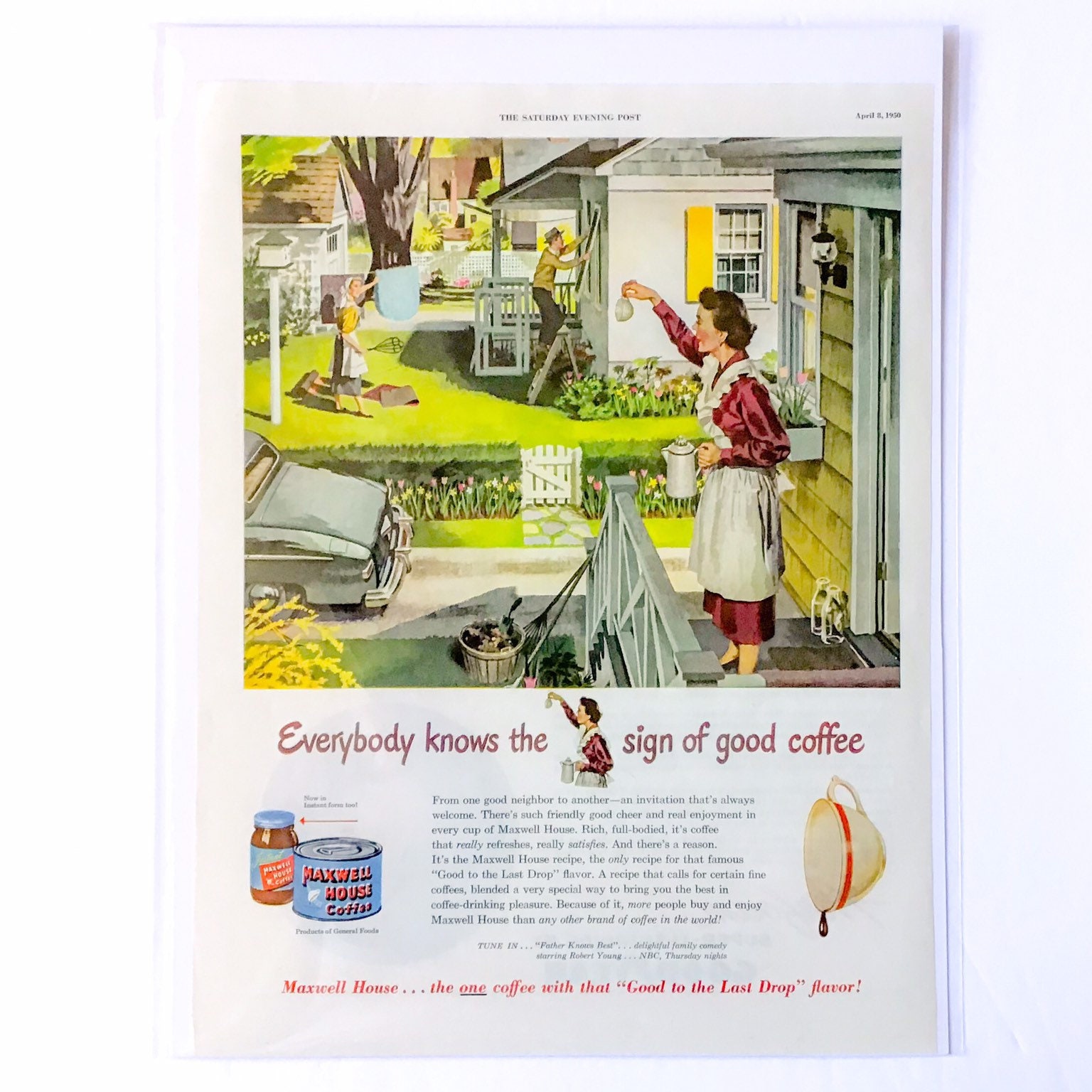 Maxwell House - Vintage Advertisement - Etsy