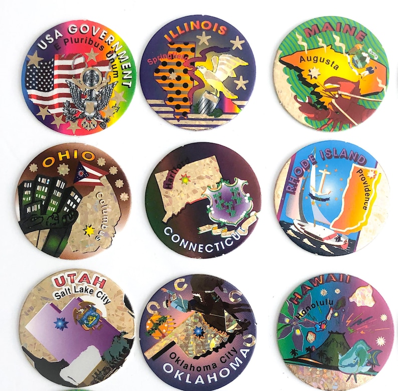 1990s United States Pog Set - Etsy