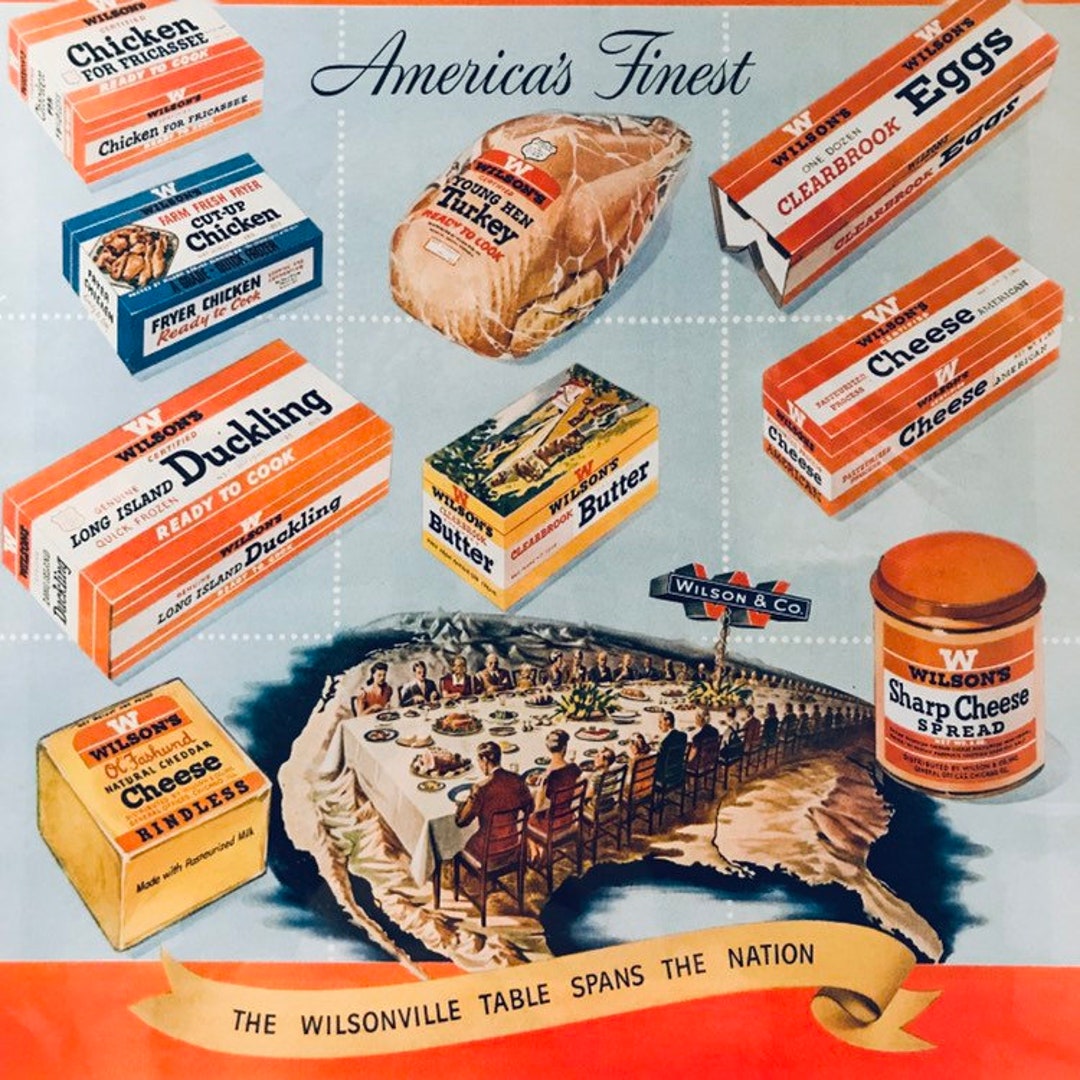 Wilson's Label - Vintage Advertisement - Etsy