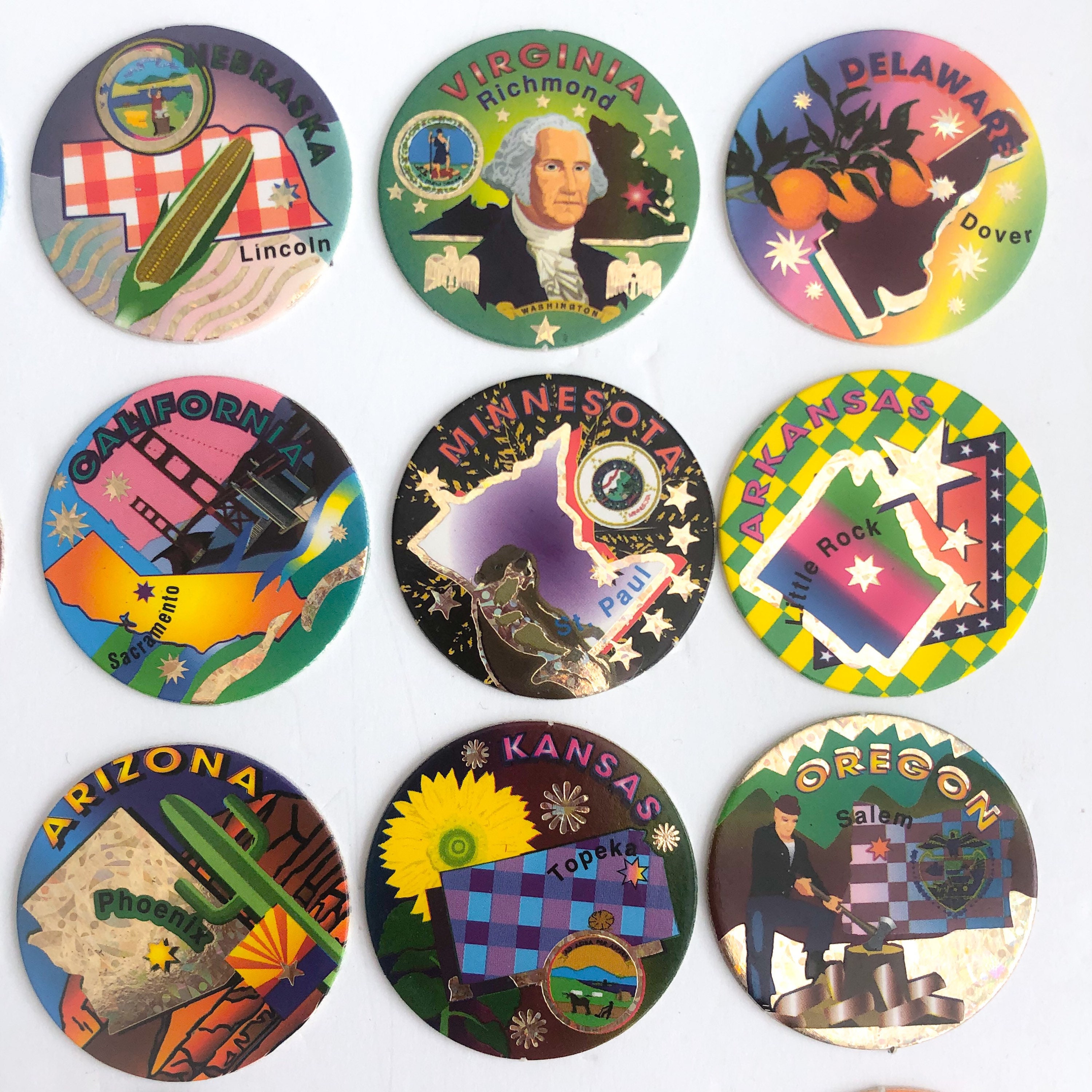 1990s United States Pog Set - Etsy