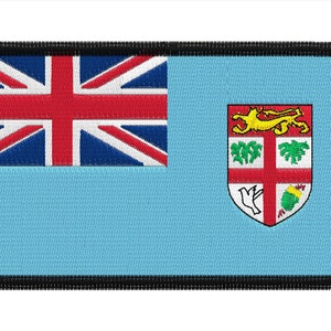 Multiple Size Embroidery Machine Flag Banner Fiji Fidji Islands Country ...