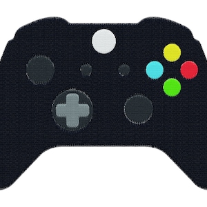 Embroidery Design Video Game Controller Gamer Multiple Size Silhouette ...
