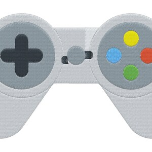 Embroidery Design Video Game Controller Gamer Multiple Size Silhouette ...