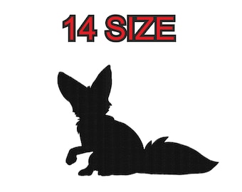 Fennec Fox Embroidery File - Etsy
